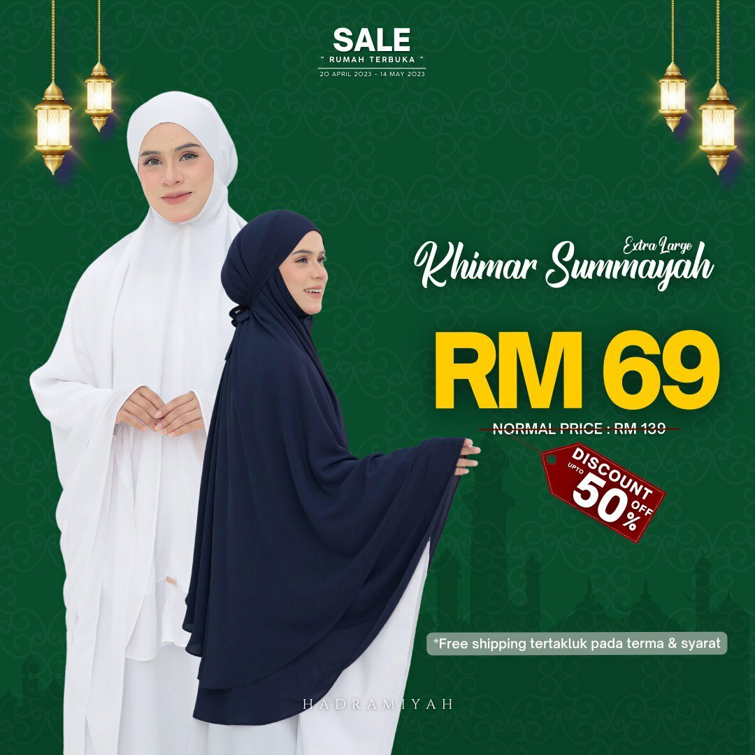 Khimar Sumayyah Extra Large