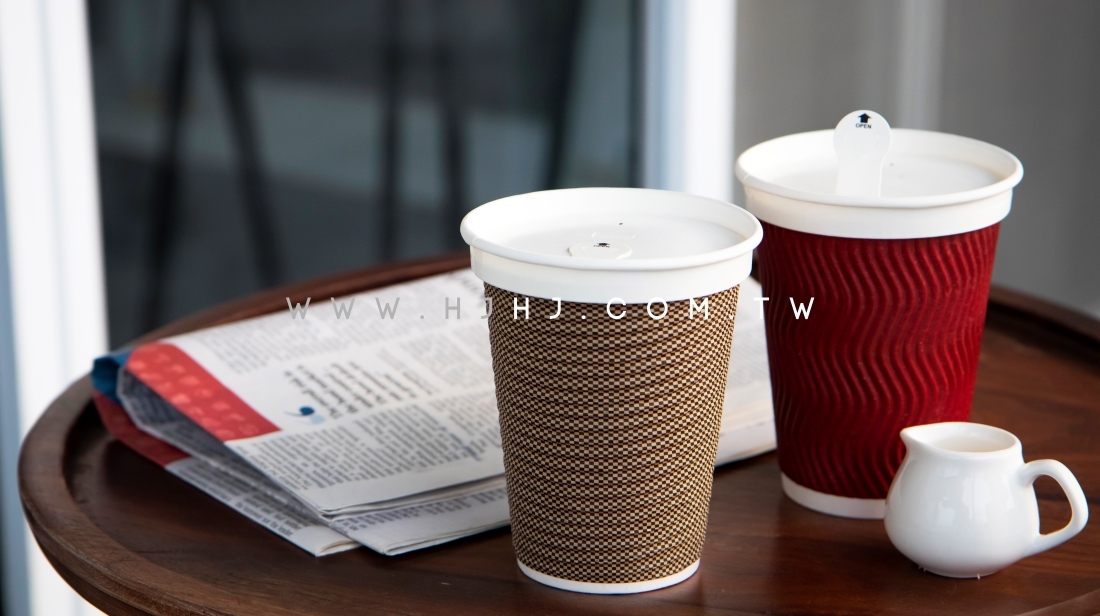 環保紙杯蓋 90口徑 白色