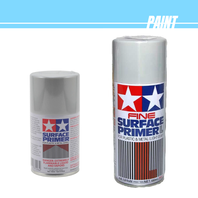 Tamiya Surface Primer (For Plastic & Metal)
