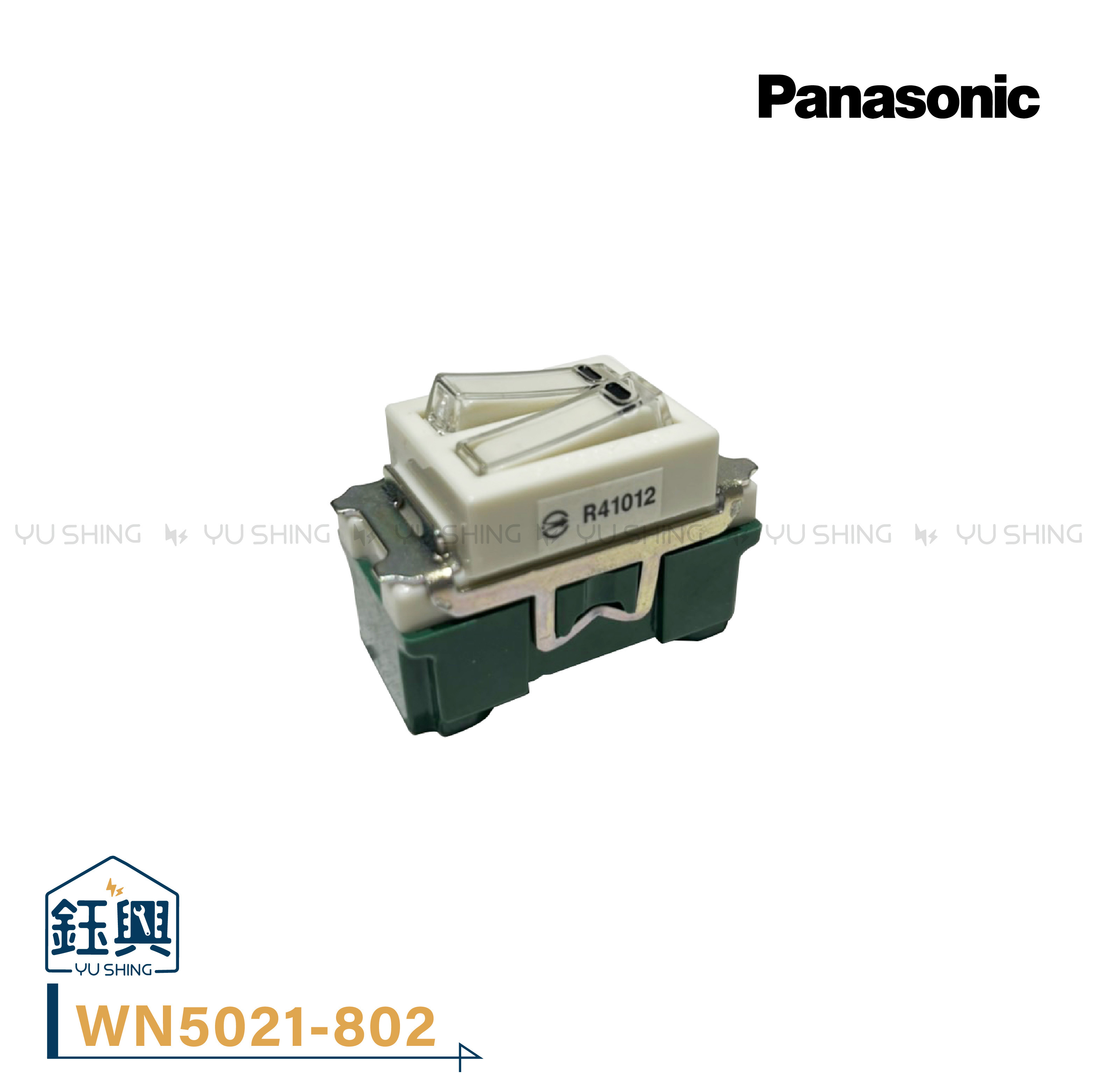 國際 全彩色系列 埋入式標名雙開關B (單品) WN5021-802