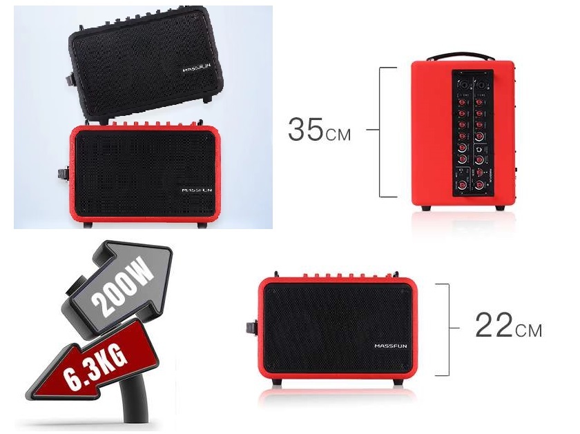 MUSICCUBE M3 200W BUSKING SPEAKER 流動擴音機 3輸入,有藍芽,支援TYPE