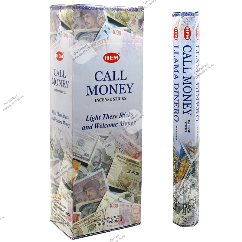 印度 HEM Call Money 召喚金錢線香 (財源廣進、招財、空間淨化、家用淨化、供奉)