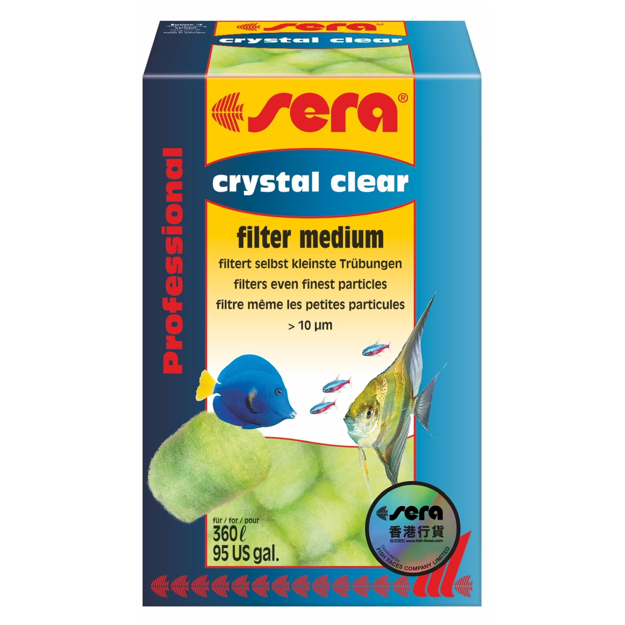 Sera Crystal Clear Professional 水晶過濾棉球