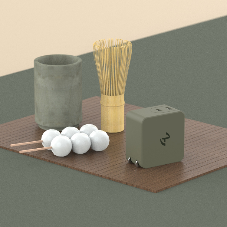 Onemore-Allite A1 65W氮化鎵快充-抹茶色