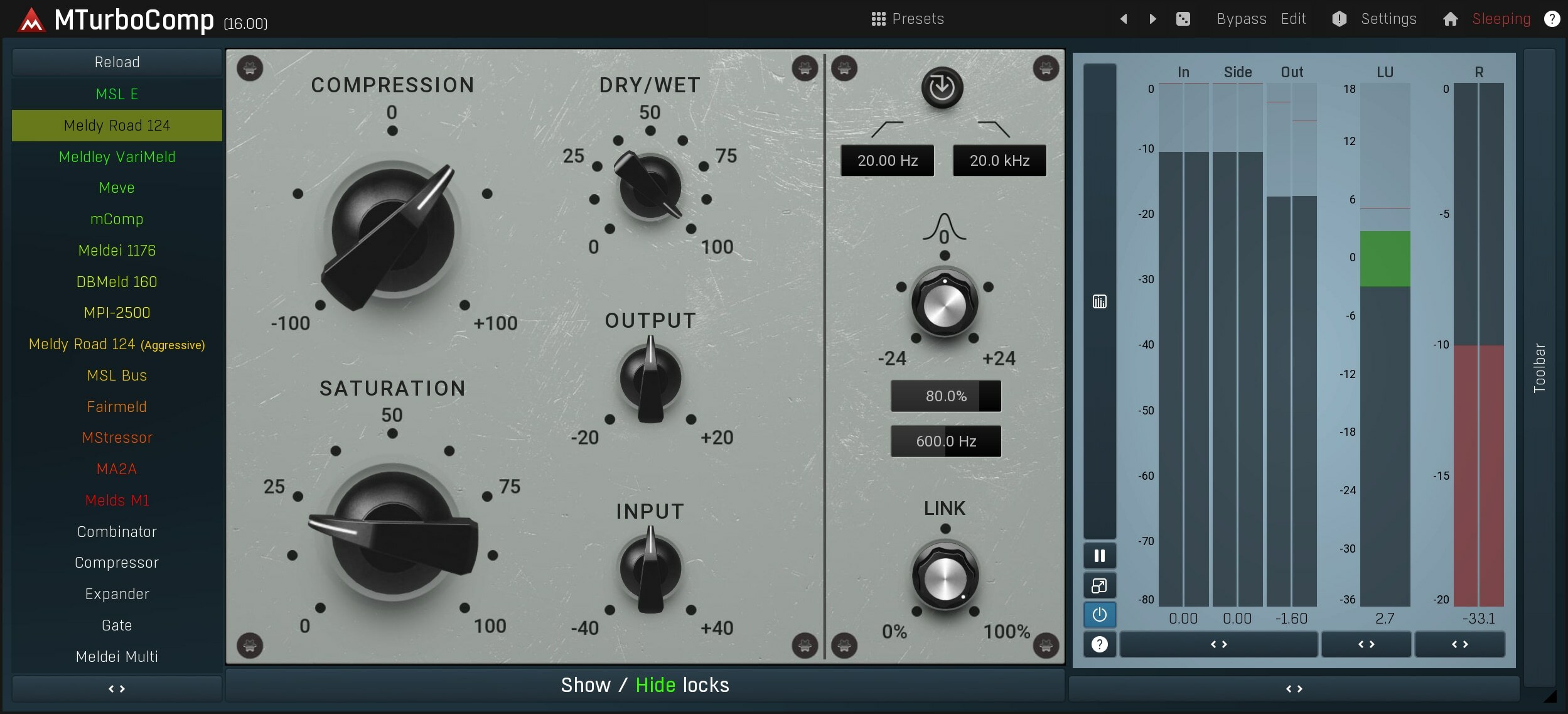 MeldaProduction MTurboComp Plugin (序號下載版)
