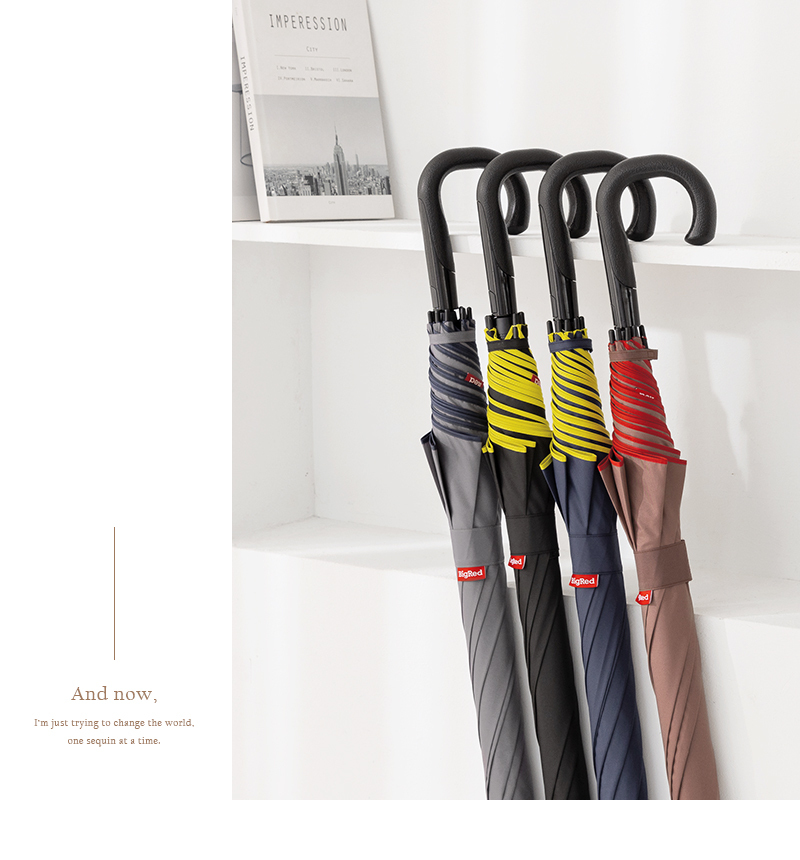 《BigRed 超人傘》33吋自動直傘-雨傘王UmbrellaKing，全台雨具專業品牌