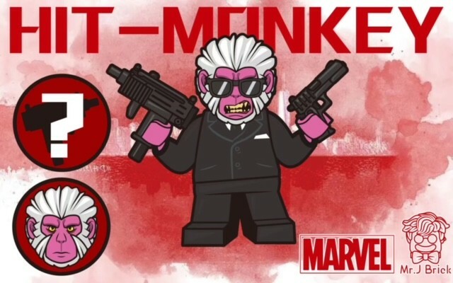 【預訂】【Mr J Brick】殺手猴