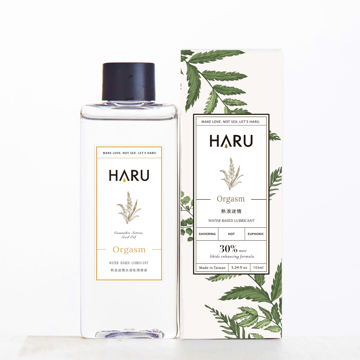 HARU: ORGASM 草本熱浪迷情 高潮潤滑液 155ml