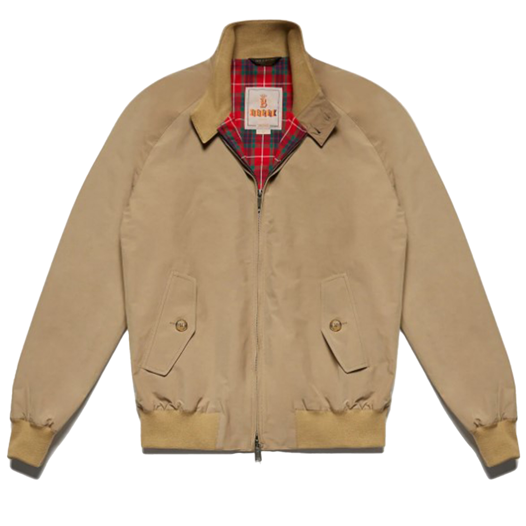 Baracuta G9 Classic Fit Harrington Jacket Tan