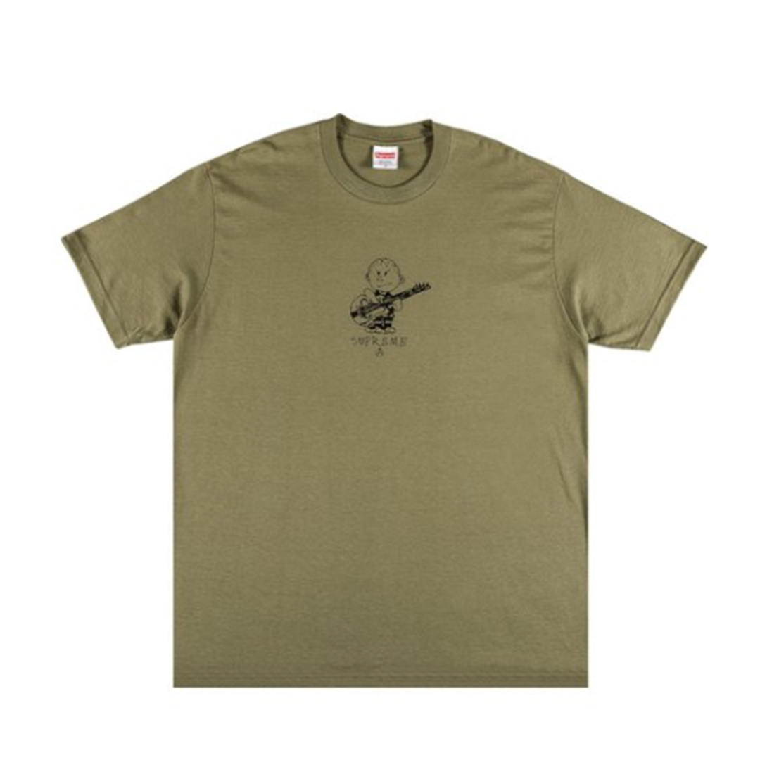 Supreme 21FW Rocker 查理布朗 短T 綠色| FLOMMARKET
