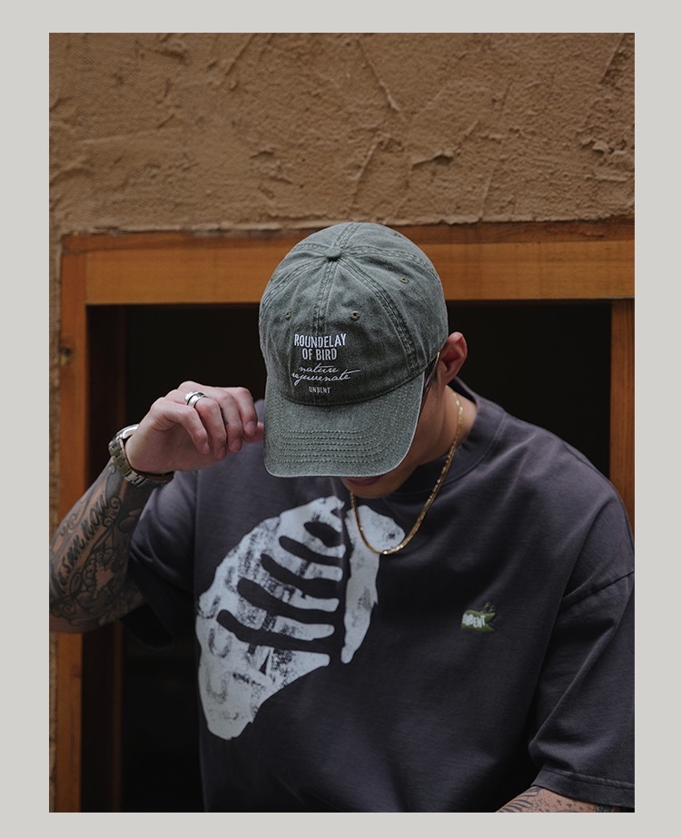 ubcp04 | UNBENT 日系刺繡logo洗水cap帽第3代 / 3色