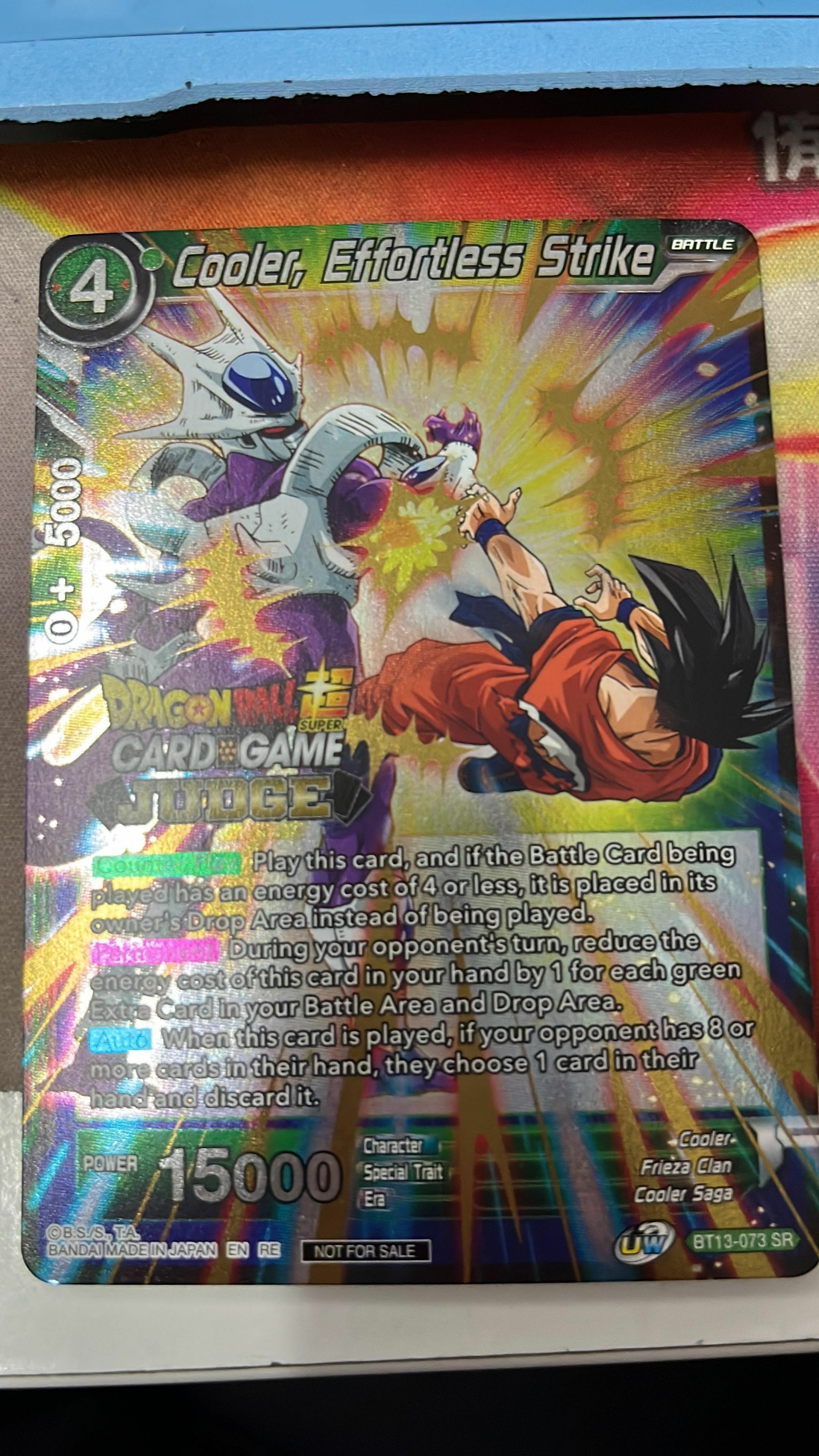 (Judge Promo) BT13-073 Cooler, Effortless Strike