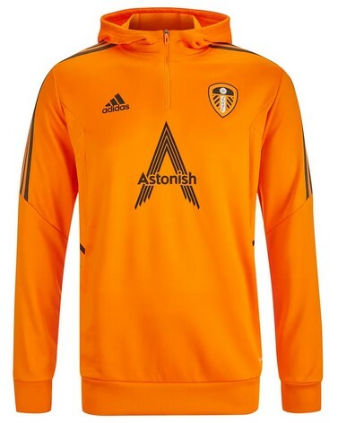 2022 Leeds United Training Hoodie Orange