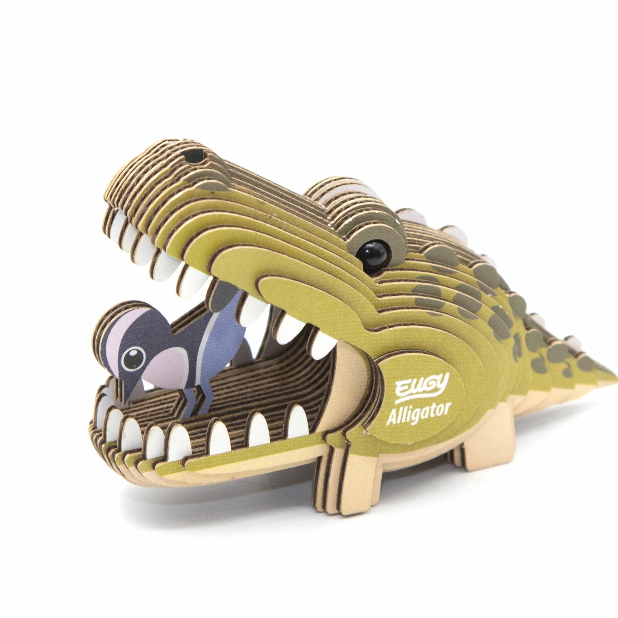 EUGY 3D Cardboard Kit Set Model - Alligator