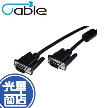 Cable 纖細型高解析度顯示器視訊線 15Pin 公對公 1.8米 3米 5米 VGA 線材