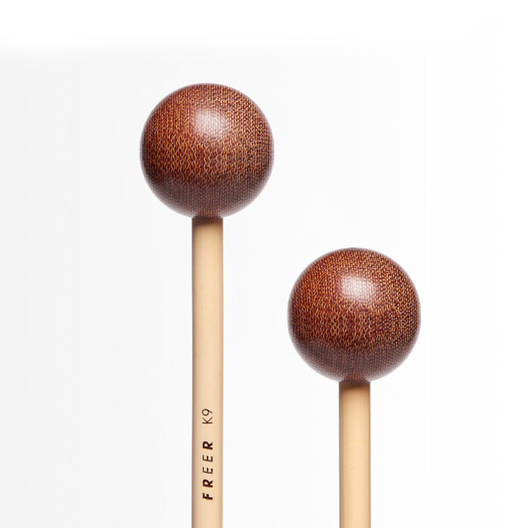 美國 Freer percussion 專業高音木琴／鐘琴兩用棒 棕