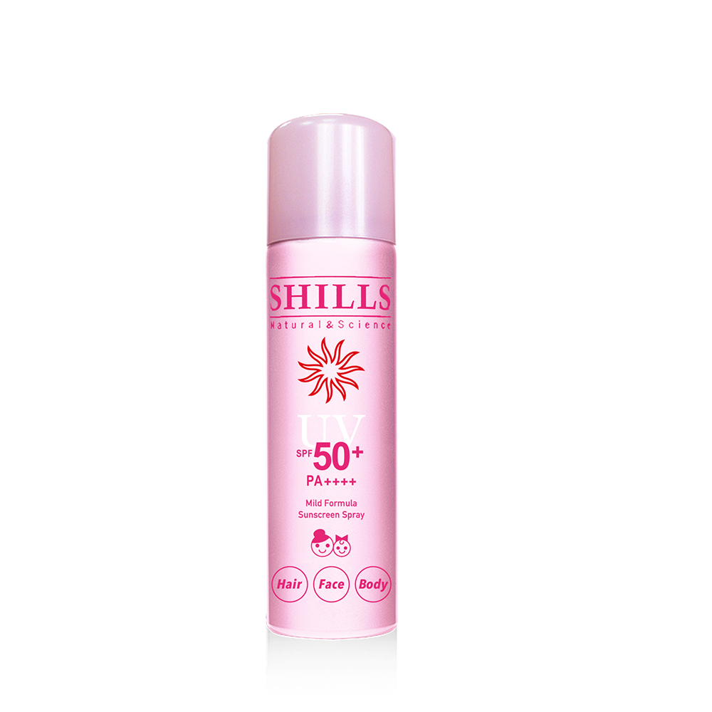 SHILLS Alcohol-Free Whitening Sunscreen Spray SPF50+ PA
