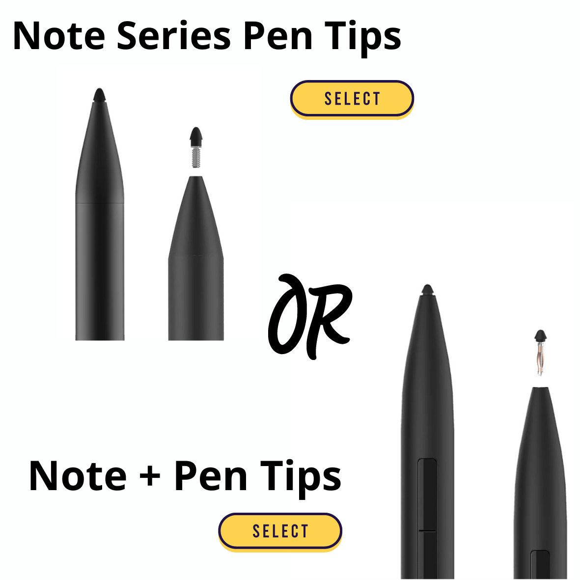 ADONIT NOTE / Note2 / Note+ REPLACEMENT TIPS 3 in 1 PA