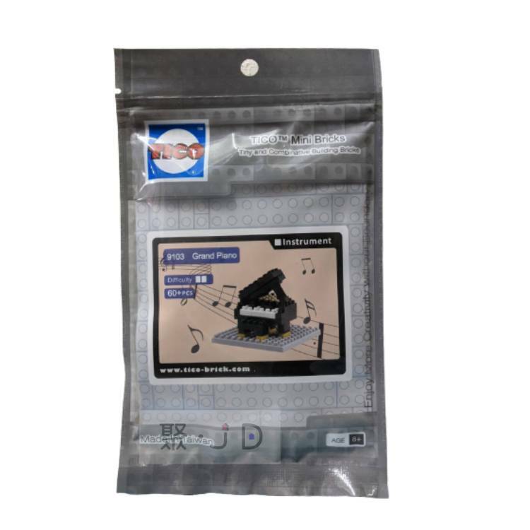 【Tico 微型積木】T-9103 大鋼琴 Grand Piano (60+pcs)