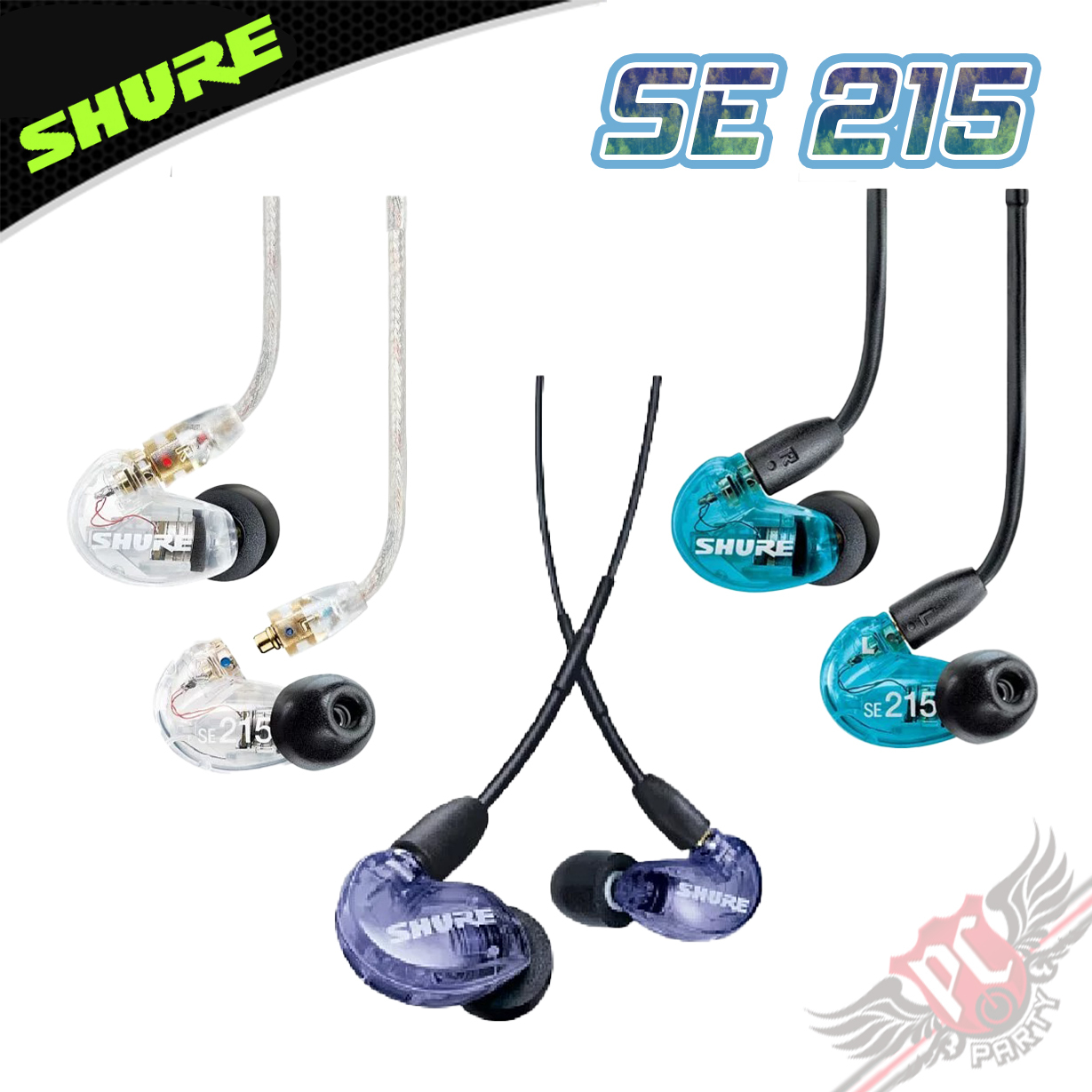PCPARTY SHURE 舒爾 SE 215 監聽 隔音 耳機 耳道式耳機