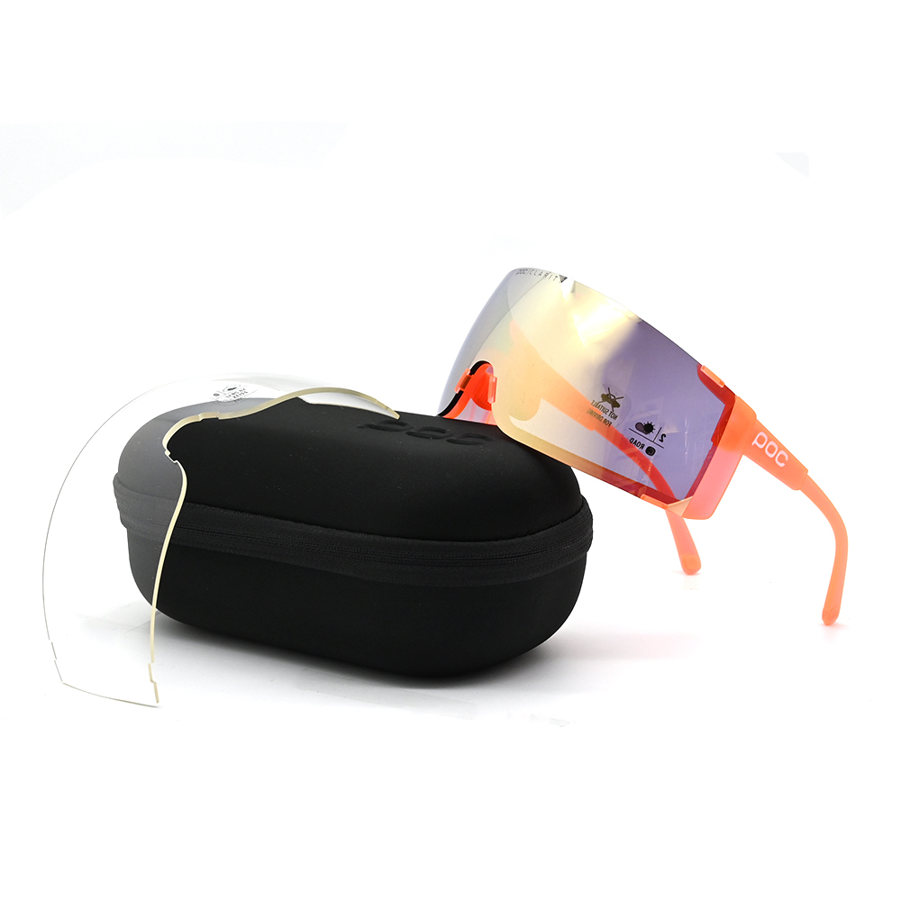 POC PROPEL SUNGLASS - FLUORESCENT ORANGE TRANSLUCENT (V