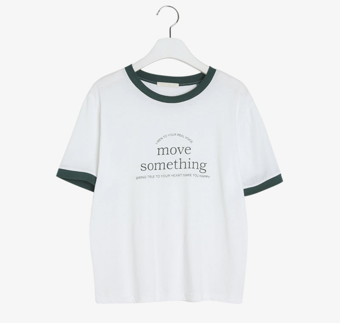 韓國製$99 三色入Move Something Ringer Tee