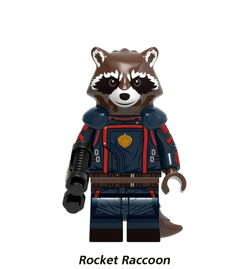 Rocket Raccoon Custom Minifigures fit Lego GH0108