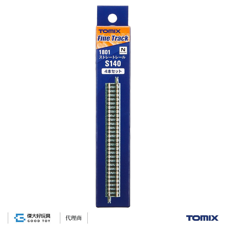 TOMIX 1801 直軌 S140(F) (4入) 木枕