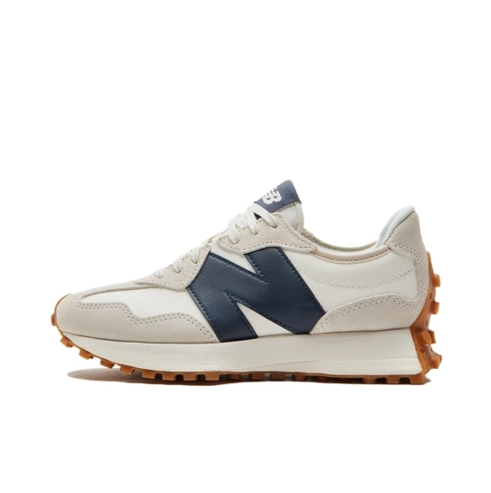 NEW BALANCE 327 WS327KB 深藍 皮革 女款