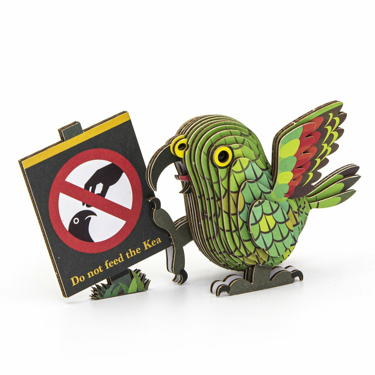 EUGY 3D Cardboard Kit Set Model - Kea
