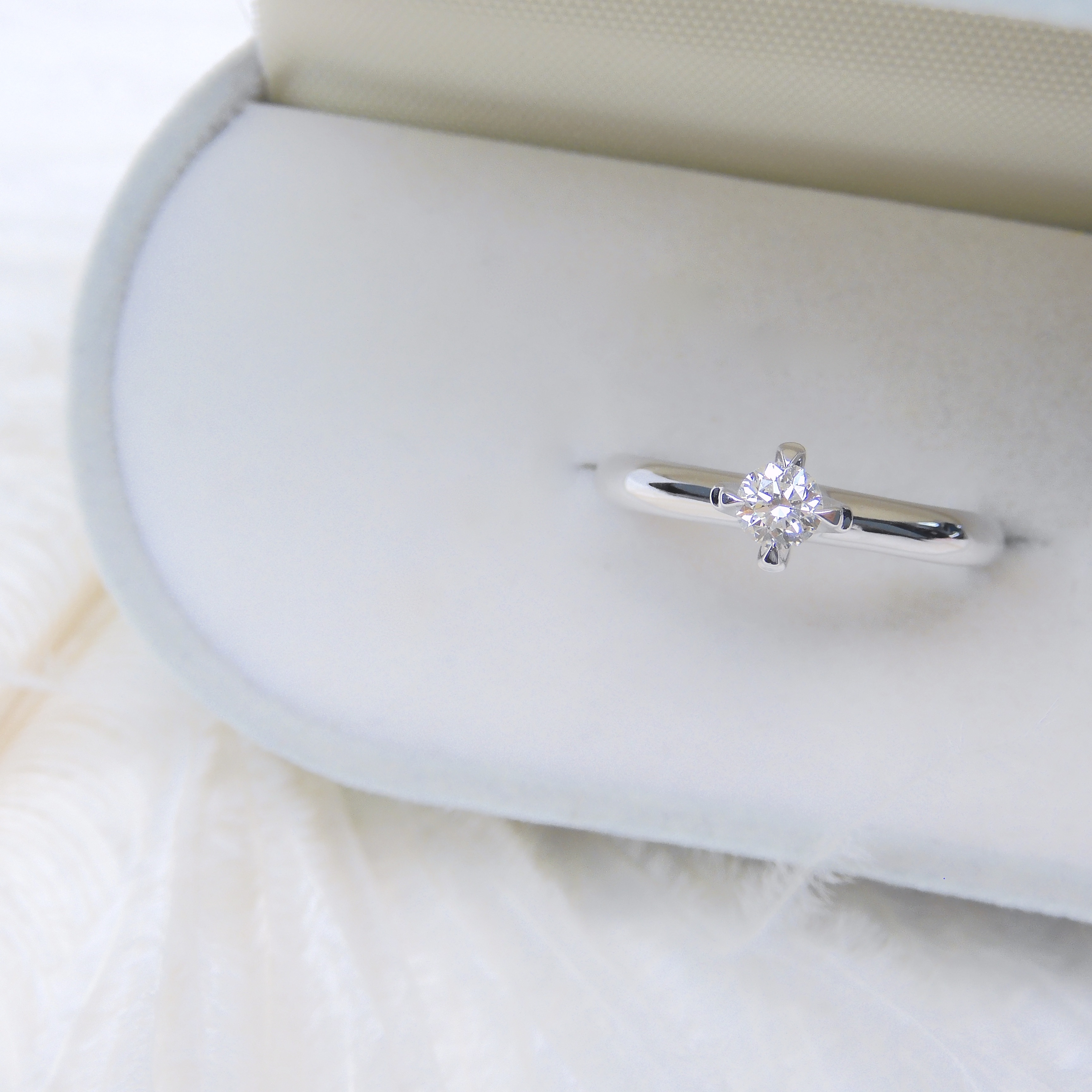 Aloha Jewellery |18K金 0.188ct 鑽石戒指