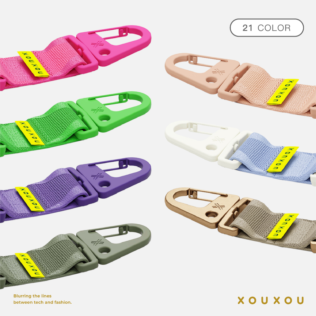 XOUXOU 28mm多功能手機扁帶背帶掛繩 可支援相機 掛繩手機殼 手機夾片