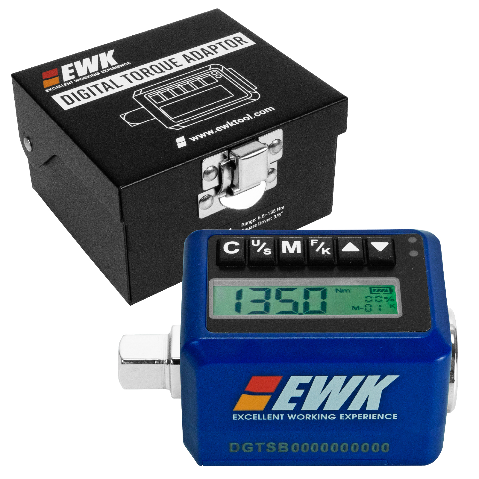 3/8" Drive Digital Torque Adapter 5-100 ft-lbs｜EWK