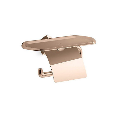 KOHLER Occasion托盤衛生紙架 玫瑰金K-EX27068T-RGD