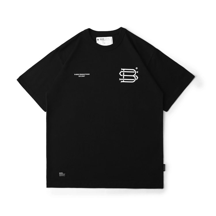 B-SIDE TEAM BS TEE Black