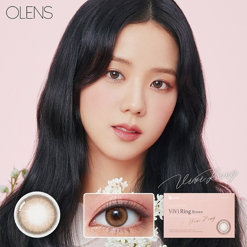 OLENS – VIVI RING BROWN｜1 MONTH（1盒2片）
