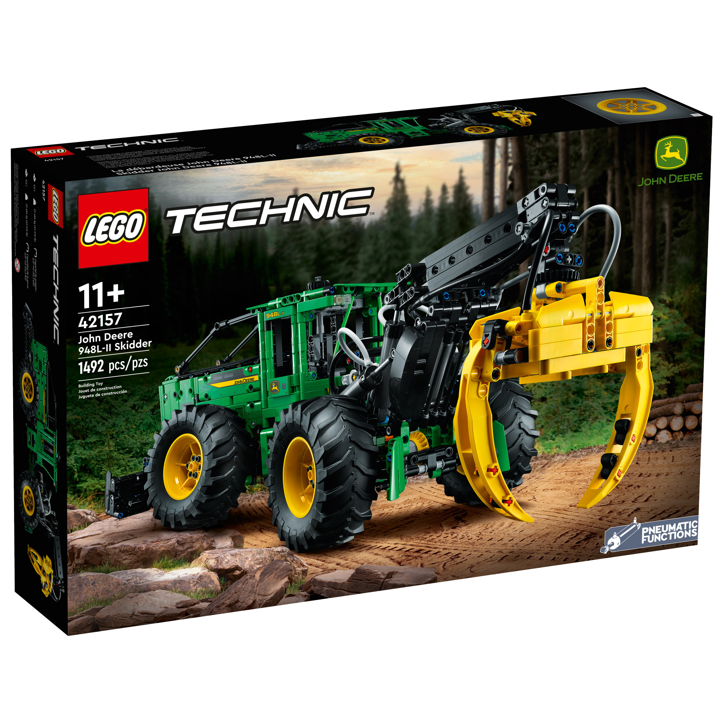 LEGO 42157 John Deere 948L-II 集材機 樂高® 科技系列