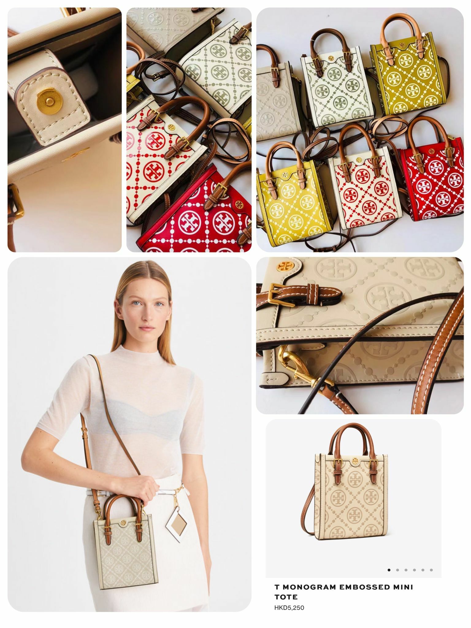 TB T Monogram Mini Tote#2300133