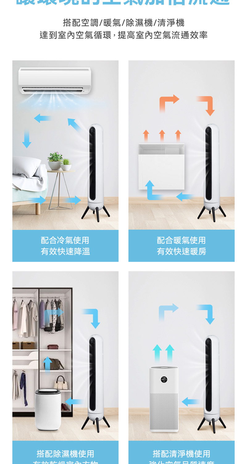 【義大利Giaretti珈樂堤】微電腦遙控大廈扇(GT-TF01)