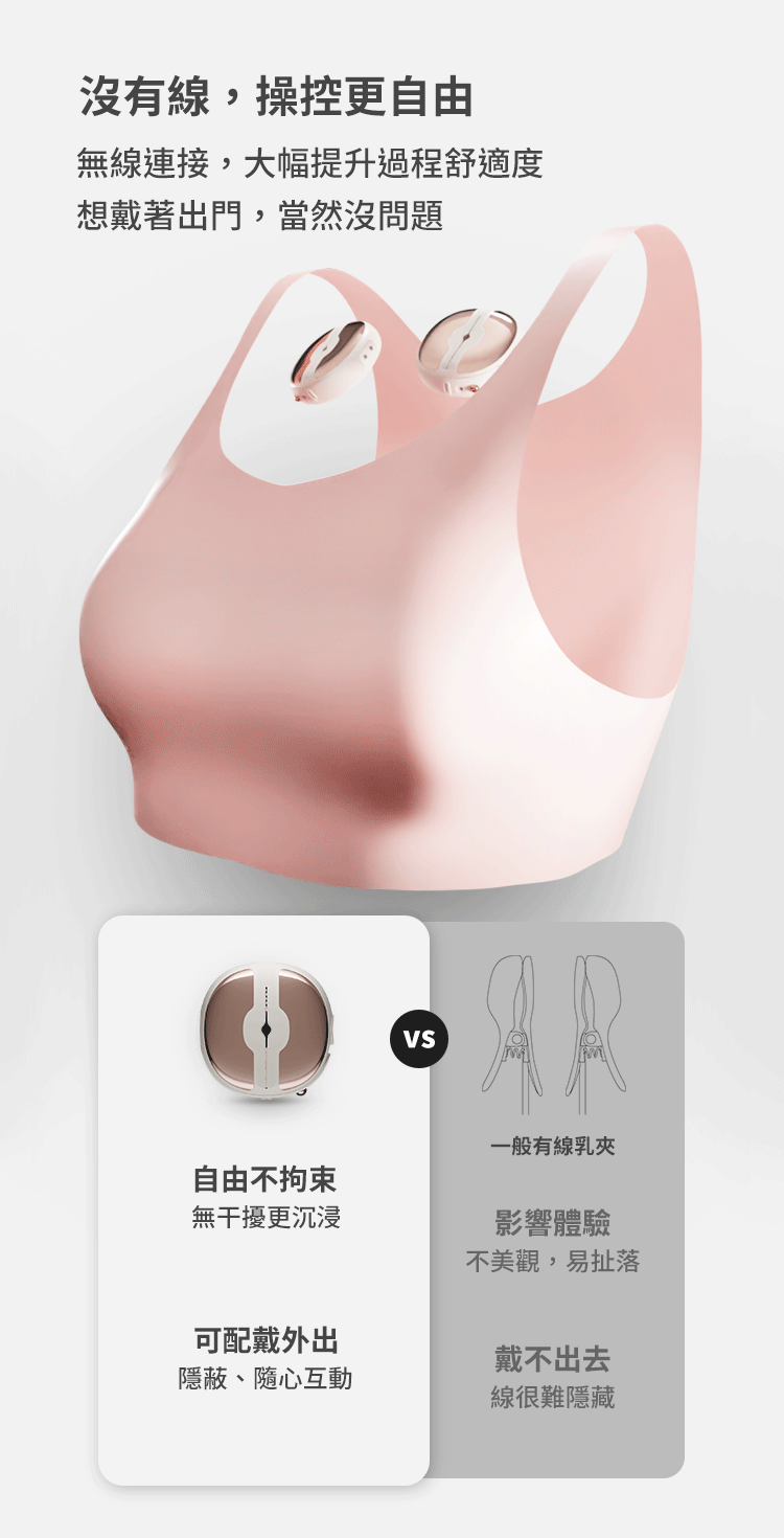 輕喃 qingnan #3 遙控震動乳夾按摩器