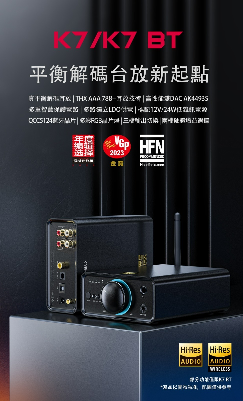 FiiO K7 BT 藍芽(香港版本)
