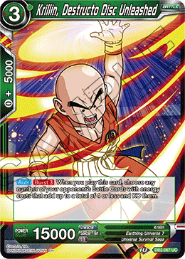 DB2-067 Krillin, Destructo Disc Unleashed