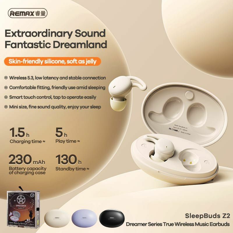 Remax SleepBuds Z2 真無線睡眠藍牙耳機