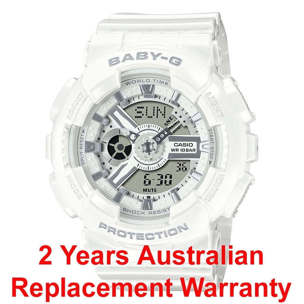 Buy Casio Baby-G BA-110X-7A3 White Analog Digital Watch