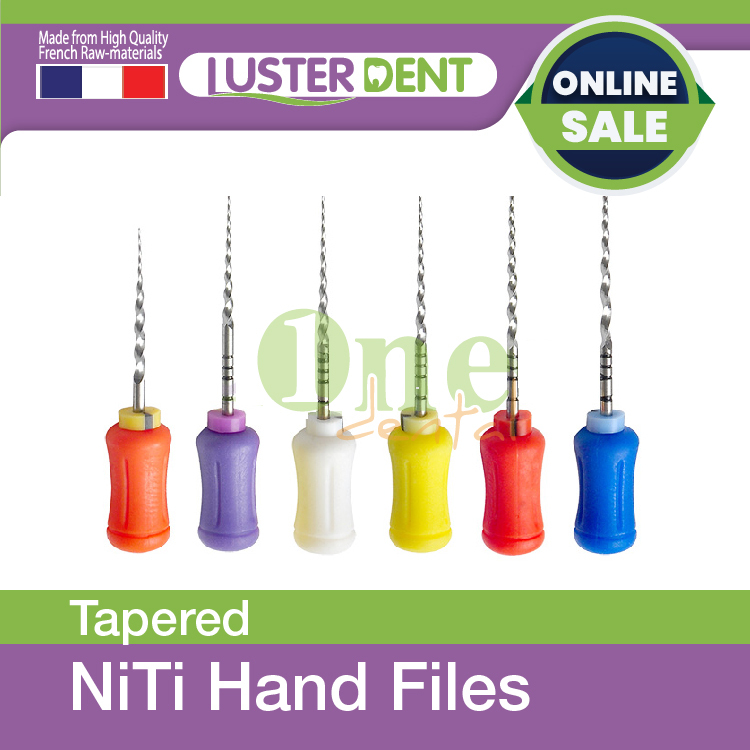 Ni-Ti Tapered Hand Files