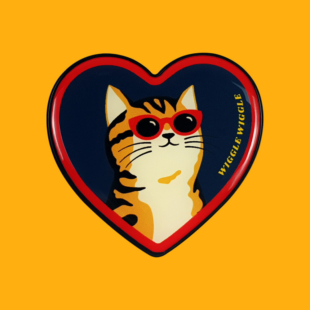 Wiggle Wiggle Heart Grip Talk - Cat