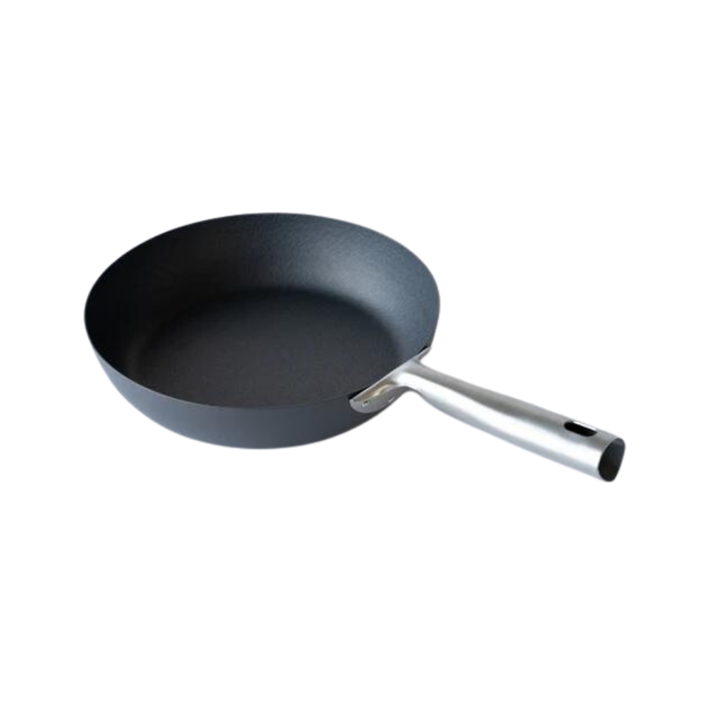 Arnest eN 平底鐵鍋_24cm 無塗層 日本製