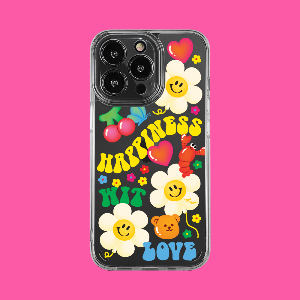 Wiggle Wiggle Transparent Case - Happiness Wit Love