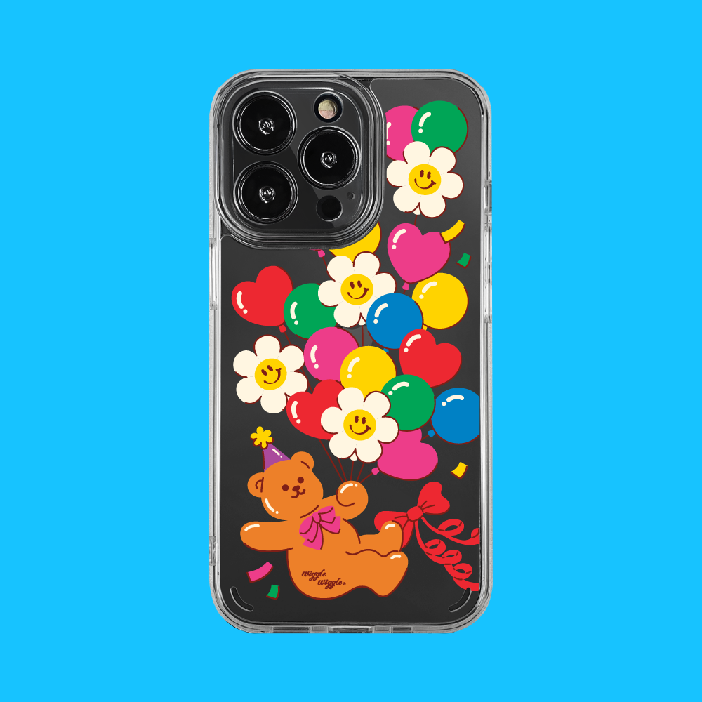 Wiggle Wiggle Transparent Case - Balloon