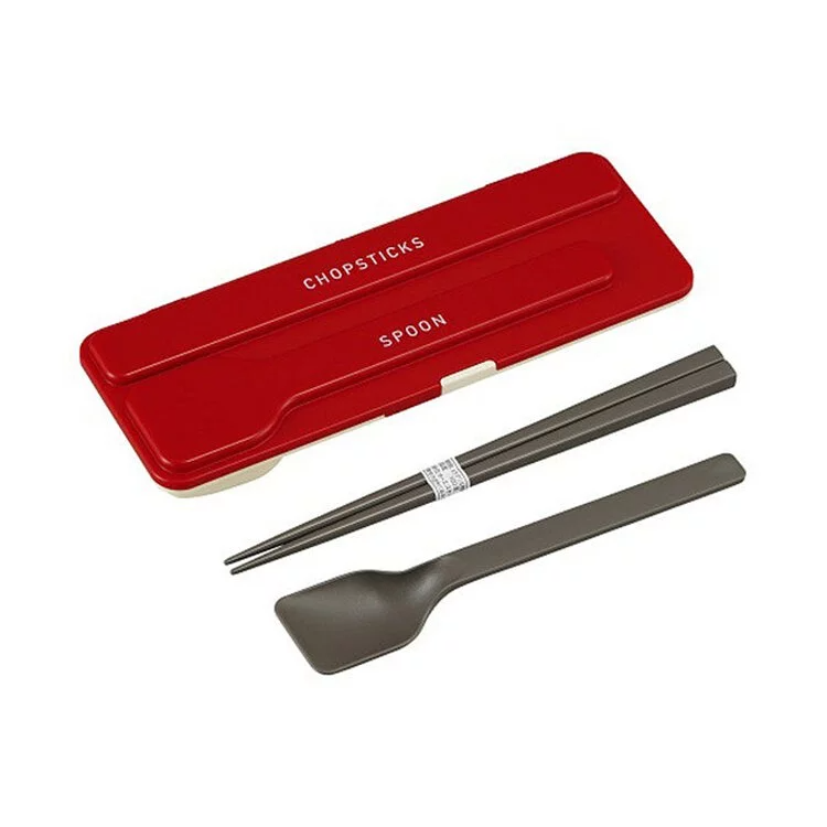 日本原裝進口 LUNCH CHIME 環保餐具套裝 (方勺+筷子)｜DMA 泛音